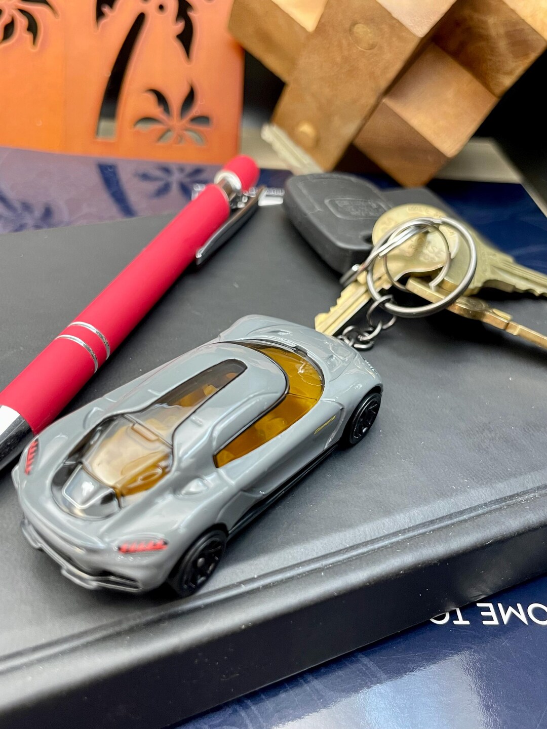 1:64 Koenigsegg Gemera Custom Keychain Personalized Diecast Car Key ...