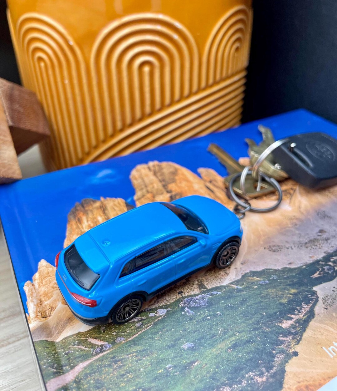 1:64 Audi E-TRON Custom Keychain Personalized Diecast Car Key Ring Gift ...