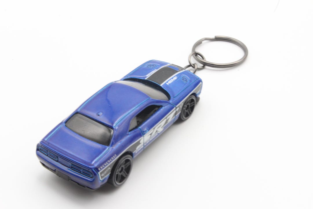 1:64 Dodge Challenger SRT Custom Car Keychain Diecast Toy Retro ...