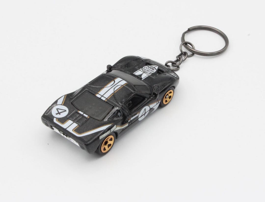 1:64 Ford GT40 Custom Car Keychain Diecast Toy Retro Collectible Kid ...