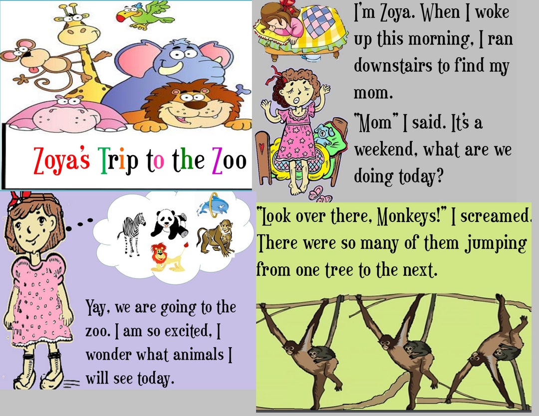 Kids Reading Comprehension Activity Booklet - Etsy