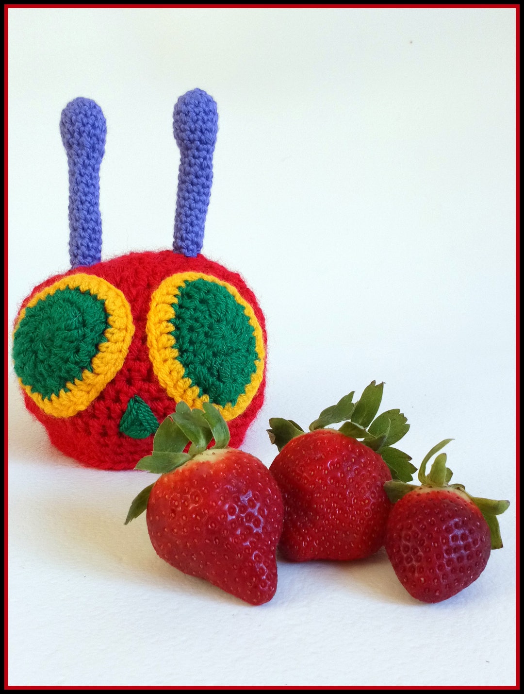 The Very Hungry Caterpillar Hat, Baby Hat, Crochet Hat, - Etsy UK