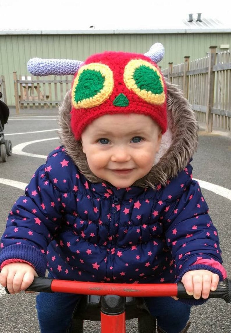 The Very Hungry Caterpillar Hat Baby Hat Crochet Hat - Etsy UK