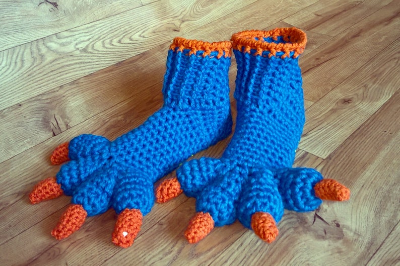 Monster Slippers - Etsy