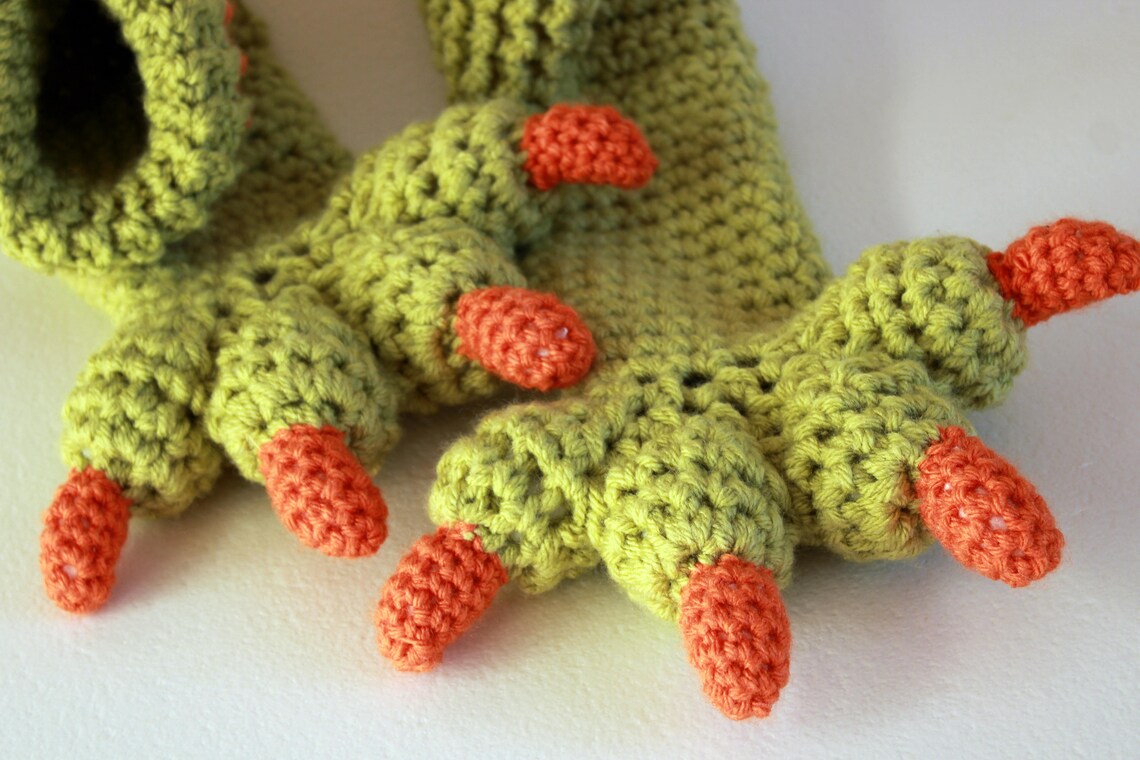 Monster Slippers - Etsy