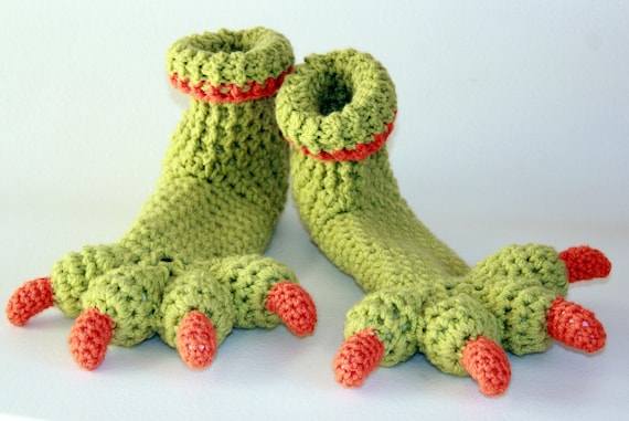 Monster Slippers | Etsy