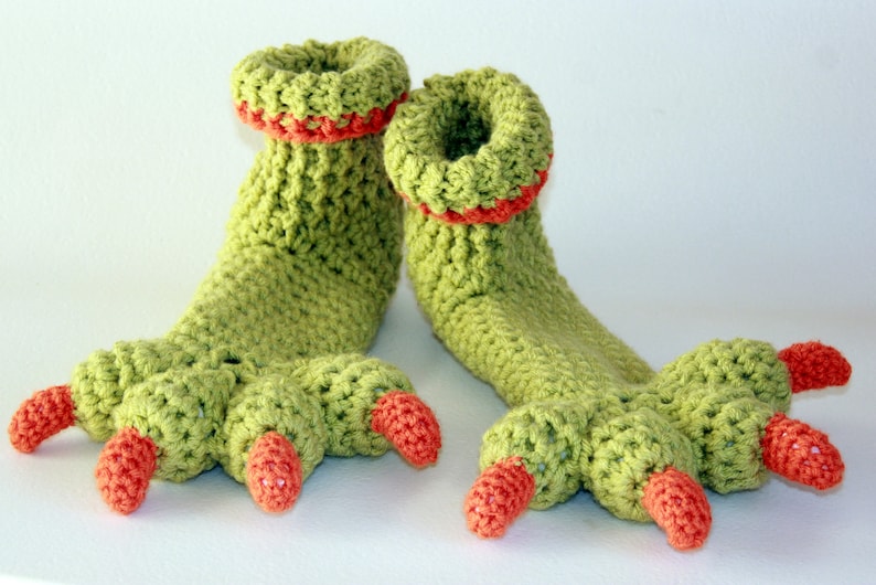 Monster Slippers - Etsy