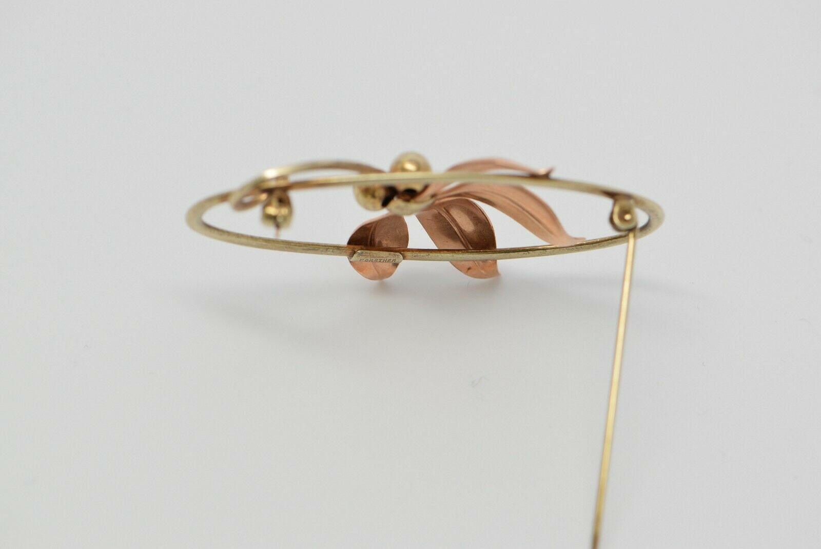 10K Yellow & Rose Gold "forstner" Floral Pin, Circa 1940 - Etsy