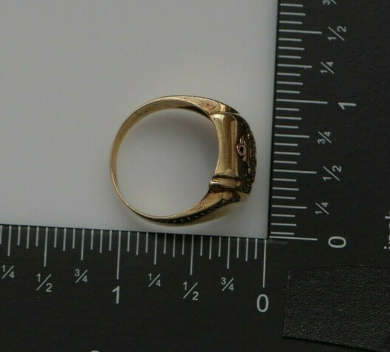 10K YG U S Navy Ring Deco Look Raised Anchor And USN Gem 10k-yg-u-s-navy-ring-deco-look-raised-anchor-and-usn-gem