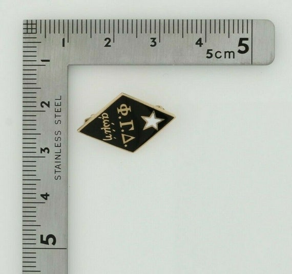 10K Yellow Gold Phi Gamma Delta Pi Pin - Gem