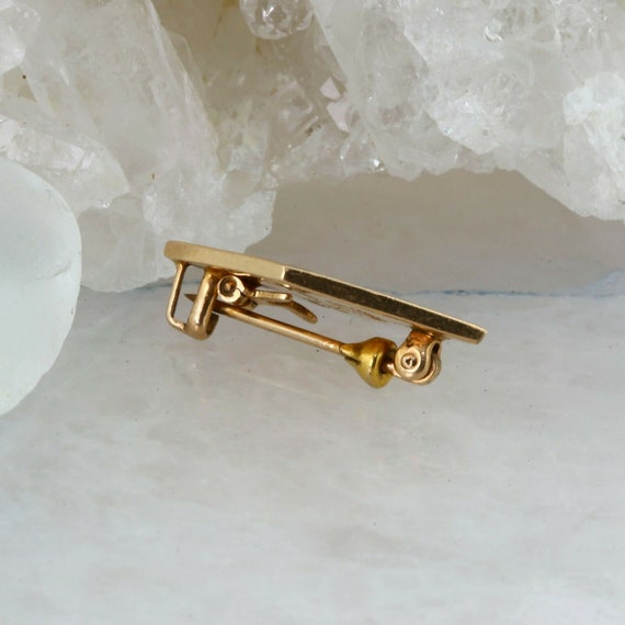 10K Yellow Gold Phi Gamma Delta Pi Pin - Gem