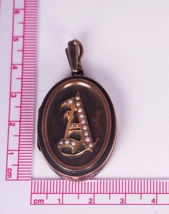 vintage victorian letter a - Gem