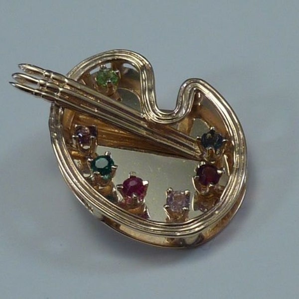 Multi Colored Brooch - Etsy