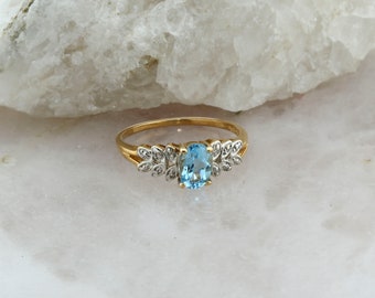 Diamond Chip Ring | Etsy