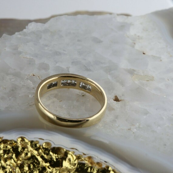 14K Yellow Gold 1ct tw Channel Set Diamond Band Size … - Gem 14K Yellow Gold 1ct tw Channel Set Diamond Band Size … - Gem
