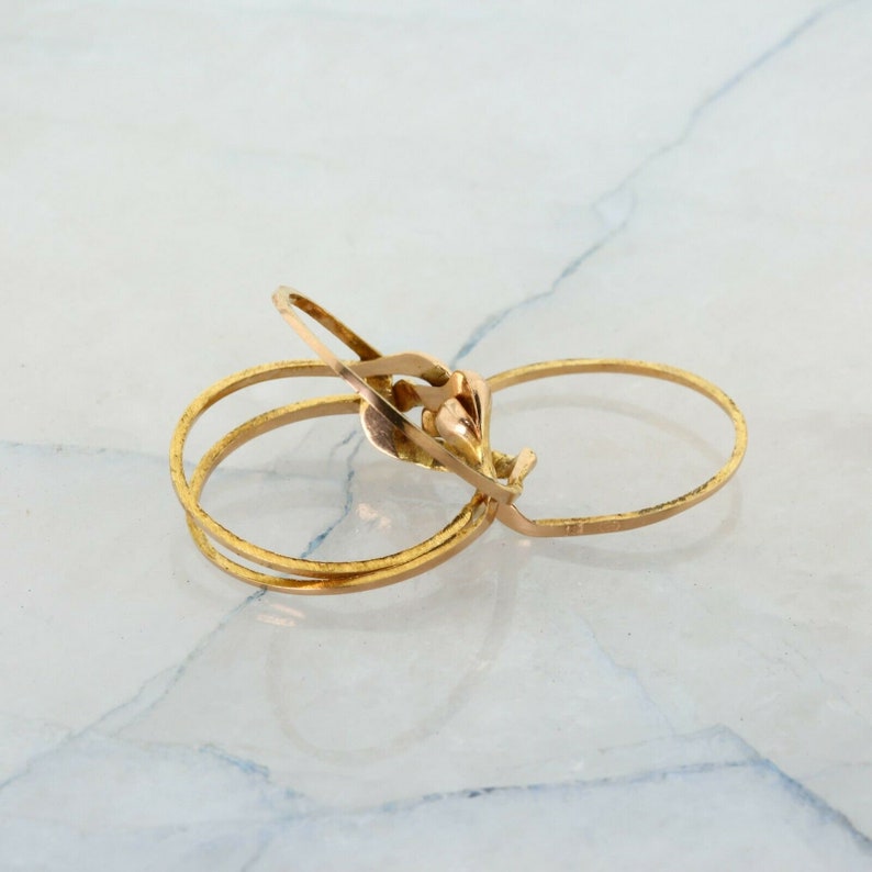 14K Yellow Gold Men's Turkish Puzzle Ring Size 10.25 - Etsy