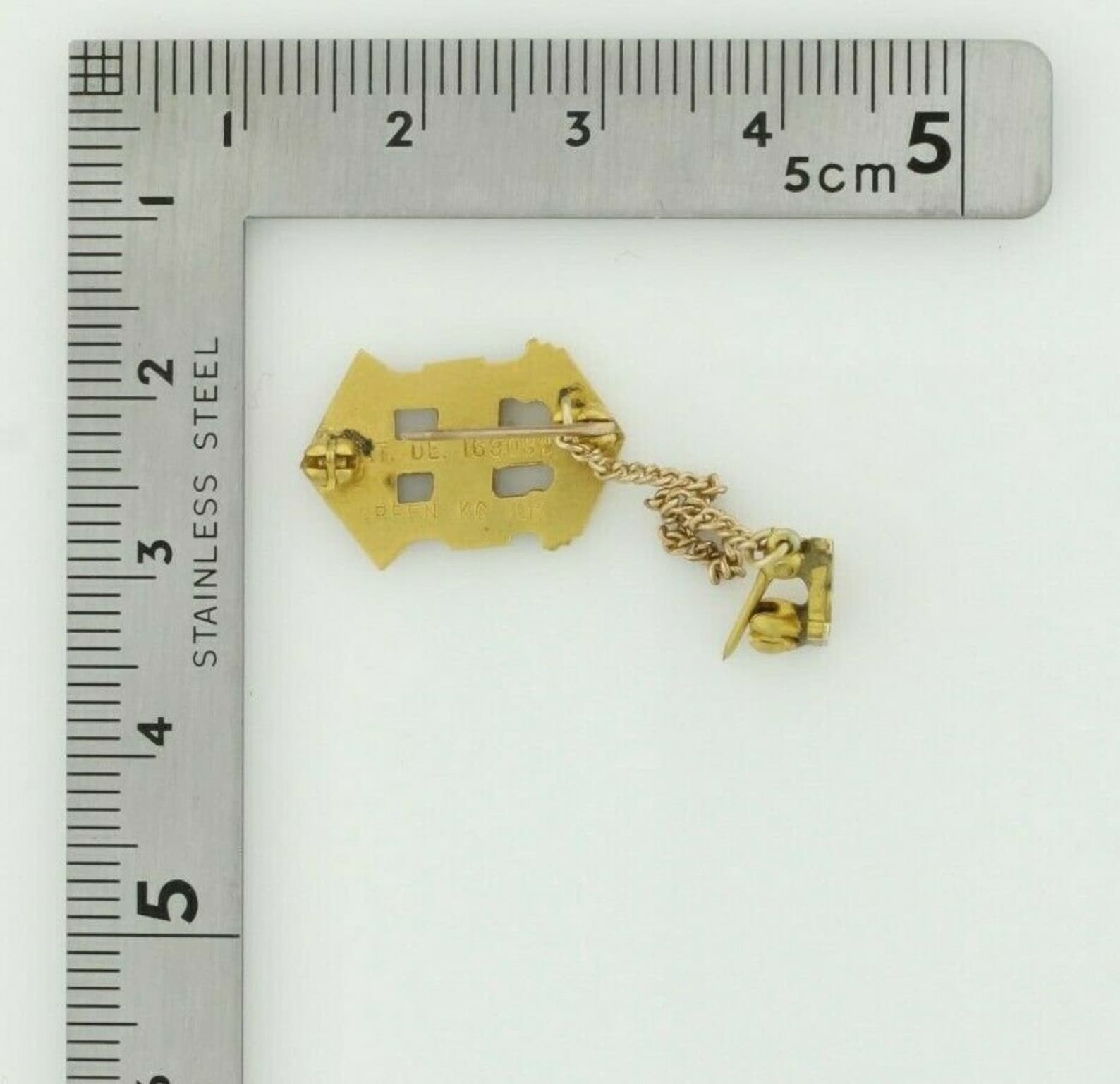 10K Yellow Gold Alpha Delta Kappa Pledge Pin - Etsy