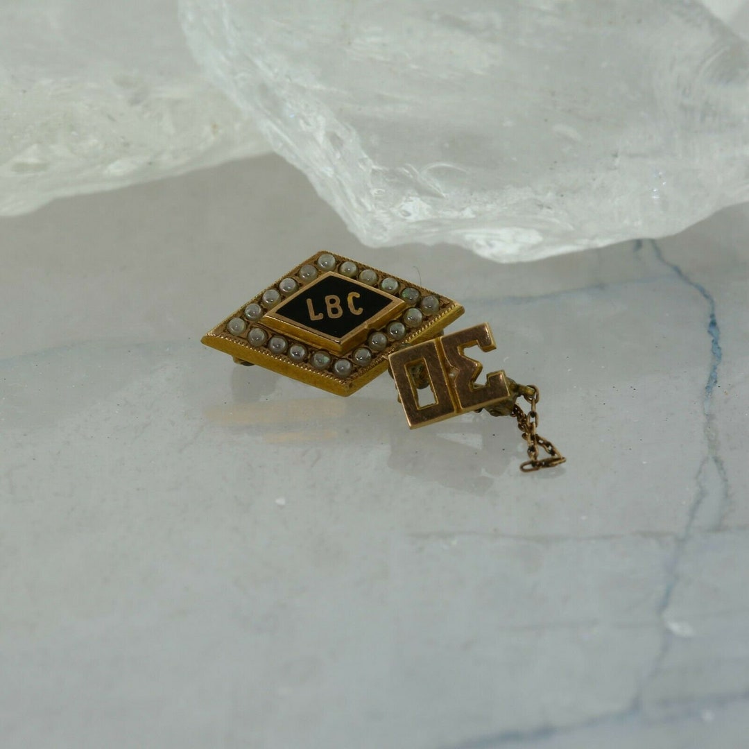 10K Yellow Gold LBC Co 30 Year Award Pin - Etsy