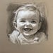 Custom Portrait of Baby, Realistic Baby Portrait From Photo, Mom and ...