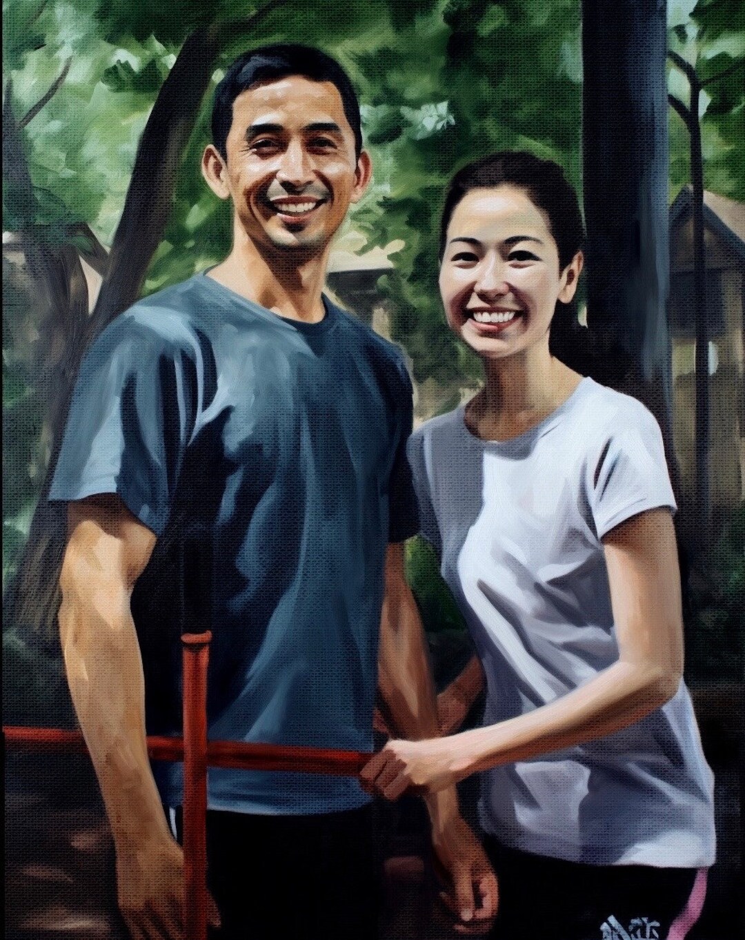 Custom Wedding Painting, Wedding Portrait, Portrait Painting, Wedding ...