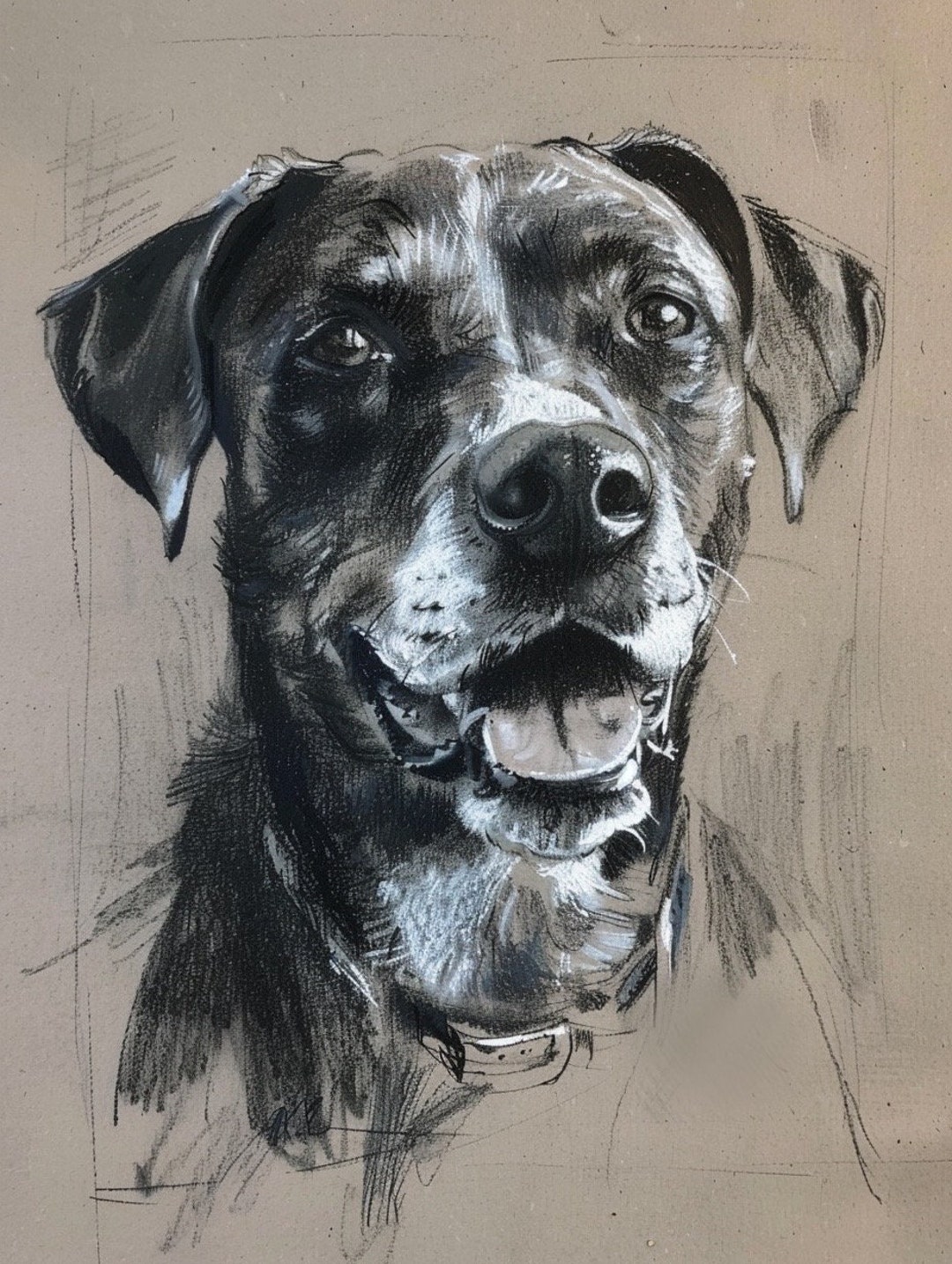 Custom Pet Portrait | Custom Dog Portrait| Pet Commission | Custom ...