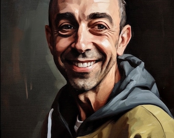 Custom Oil Portrait From Photo, Contemporary Portrait, Portrait ...