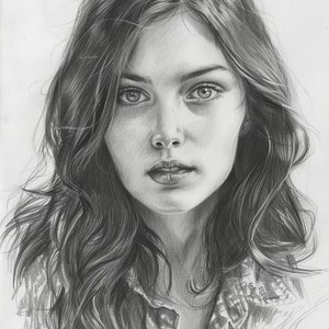 Graphite Pencil Portrait, Portrait Drawing, Drawing Portrait From Photo ...