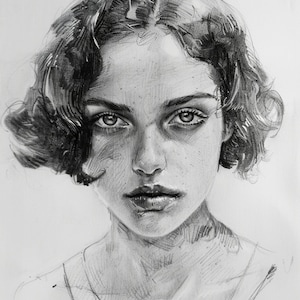 Graphite Pencil Portrait, Portrait Drawing, Drawing Portrait From Photo ...