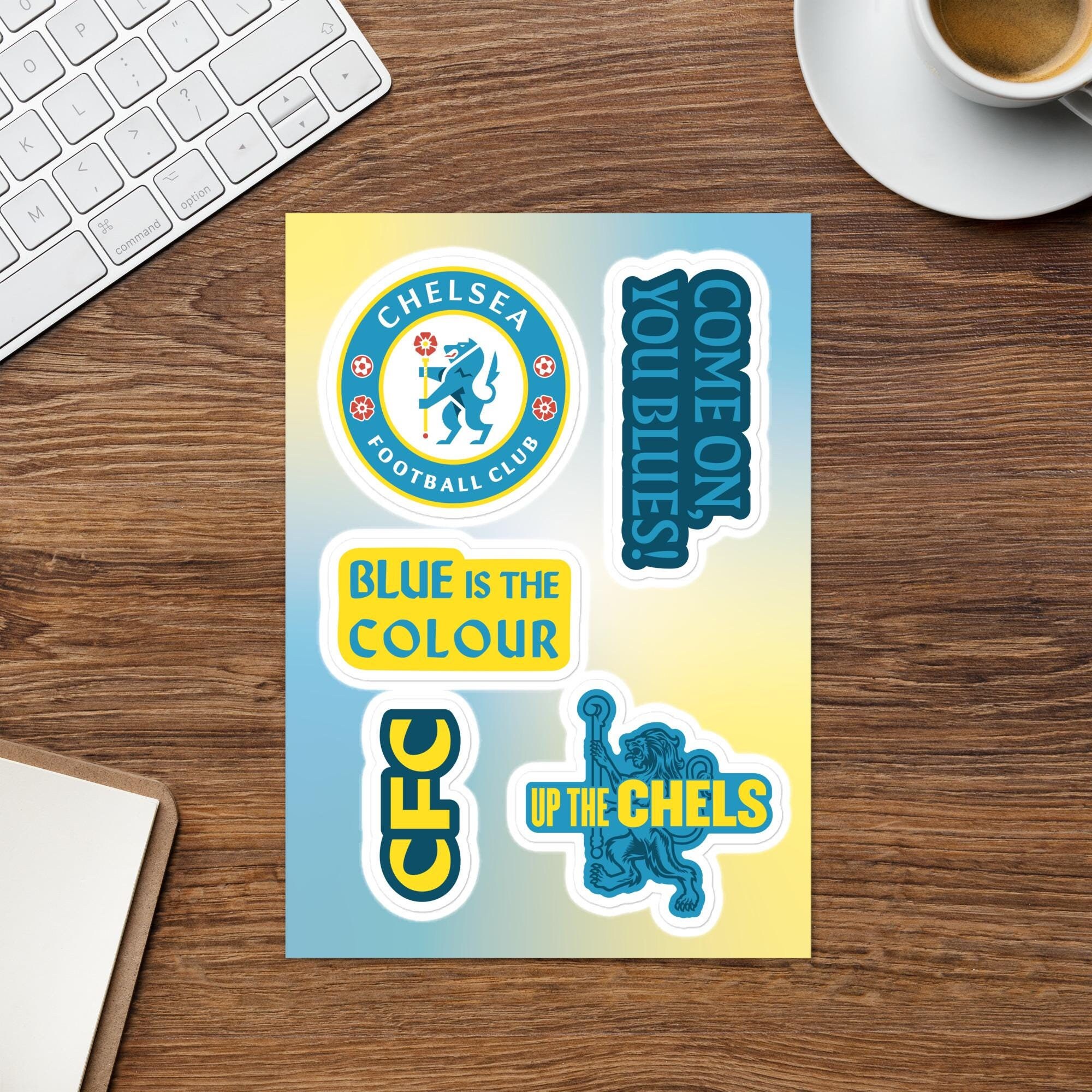 Chelsea FC Sticker Sheet - Etsy
