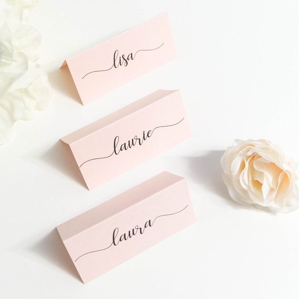 Pink Place Cards - Etsy