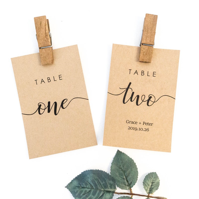 Rustic Table Numbers - Etsy