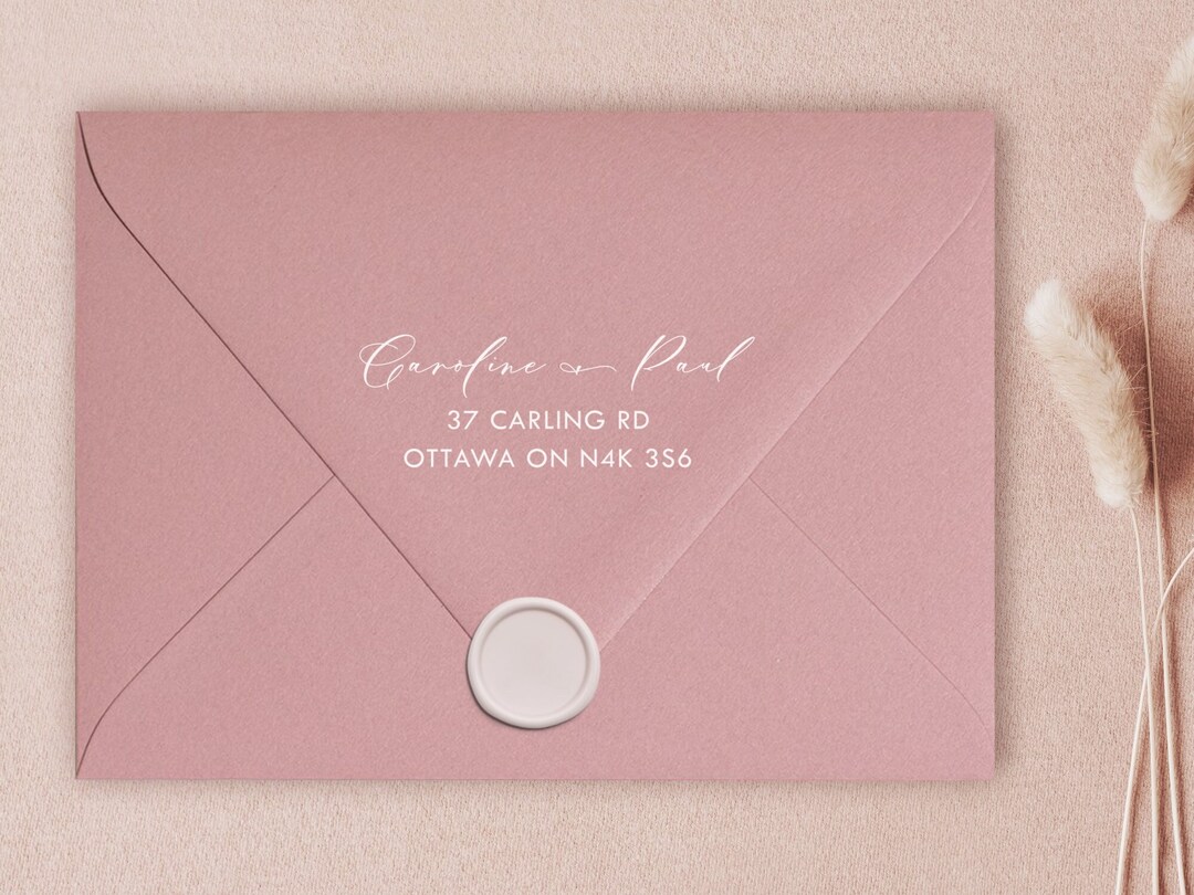 Dusty Pink A7 Envelopes, 10 Pack, Wedding Envelopes, Invitation ...