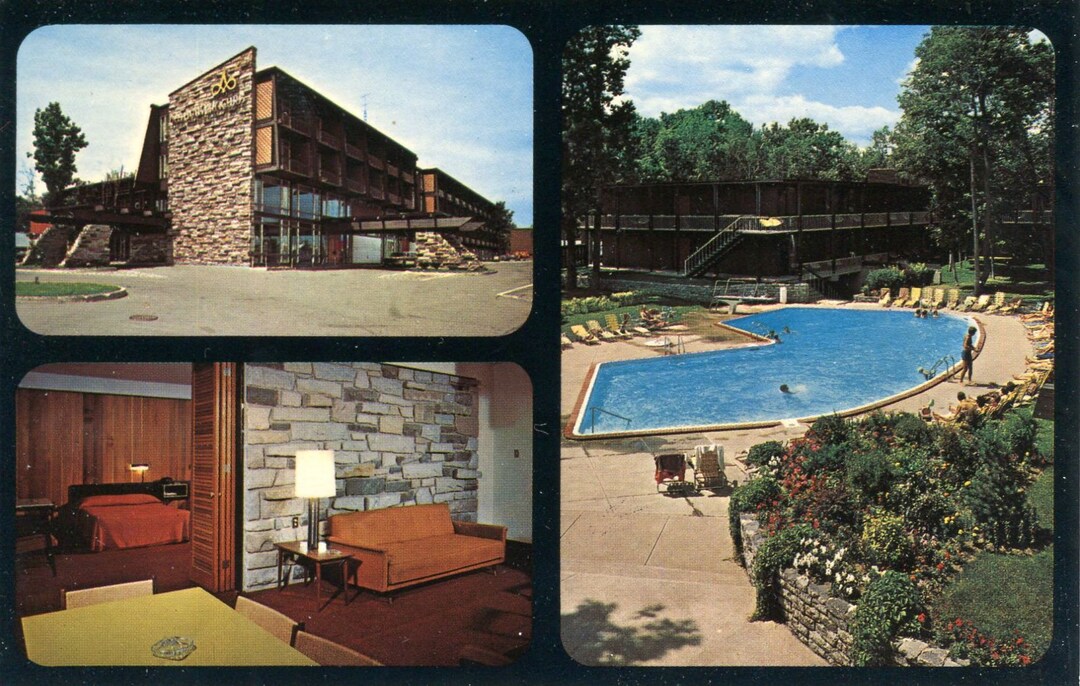 Postcard Vintage AUBERGE DES GOUVERNEURS Congress Inn - Etsy