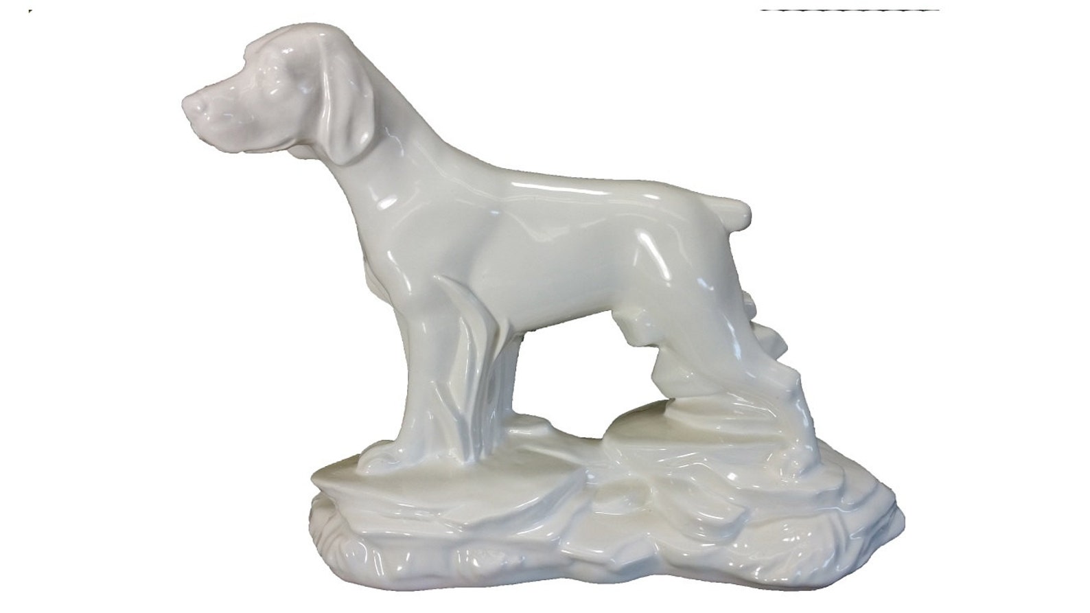 Glazed German Shorthaired Pointer Figurine/ceramic Cremation Urn. - Etsy