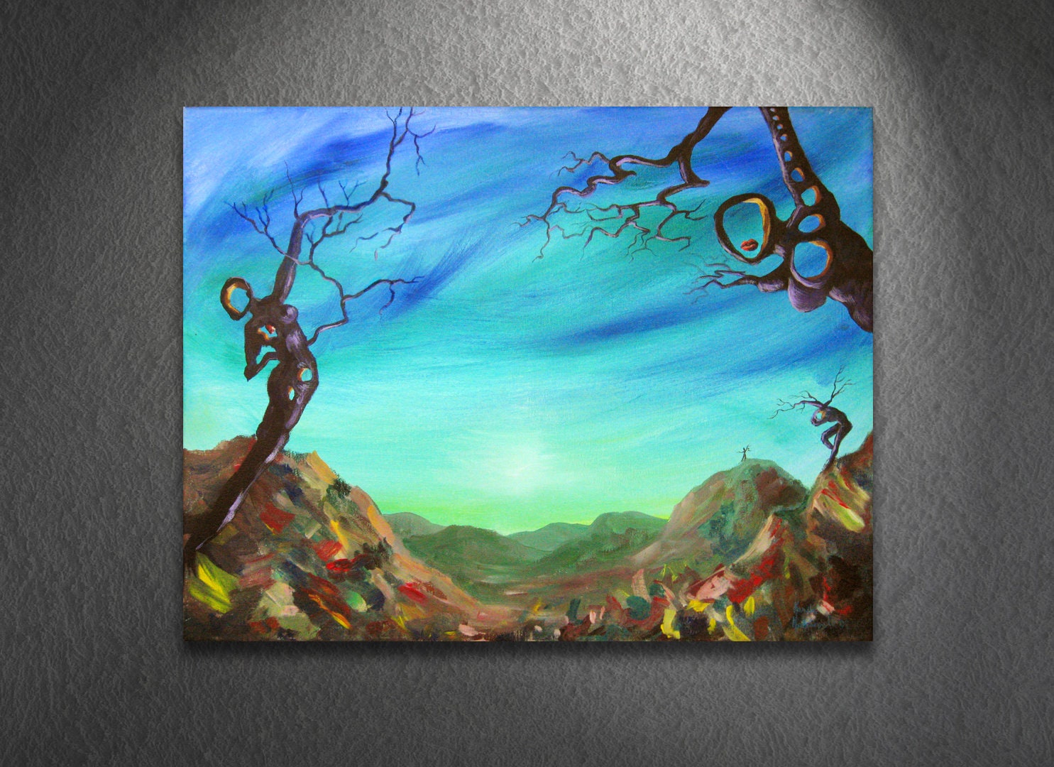 Surreal Painting, Salvador Dali Inspired Art Prints, Trippy Poster ...