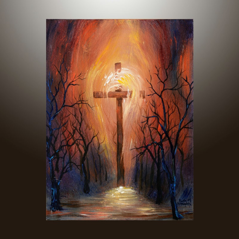 Cross Painting - Etsy