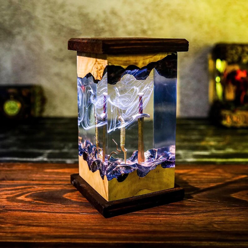 Jackson Riptide Sword Lamp From Sea of Monsters Anaklusmos Sword Epoxy ...