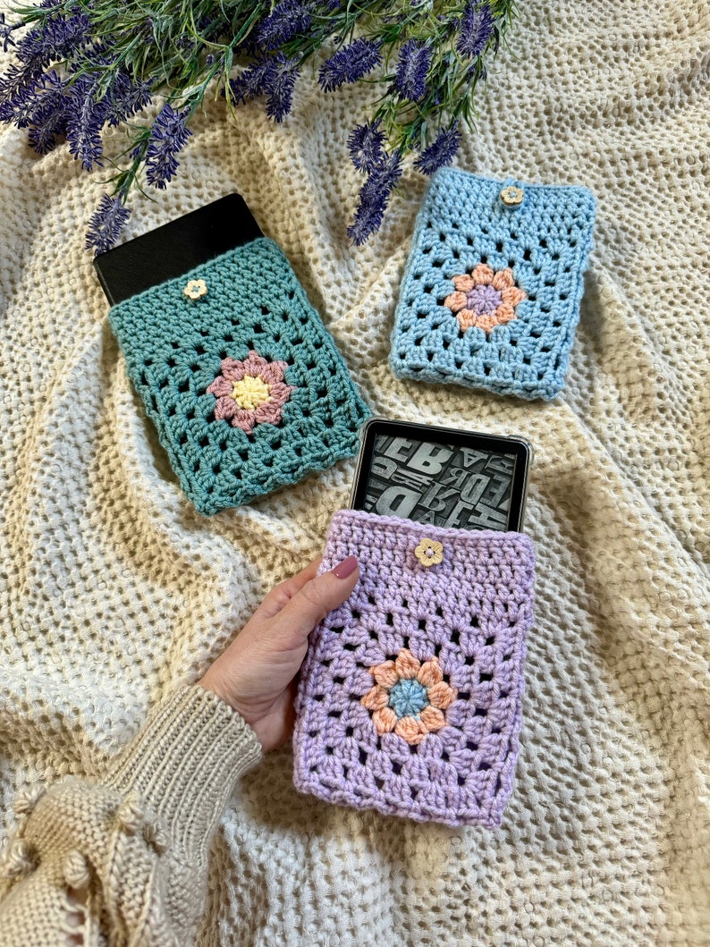 Cozy Kindle Cover Crochet Pattern - Etsy