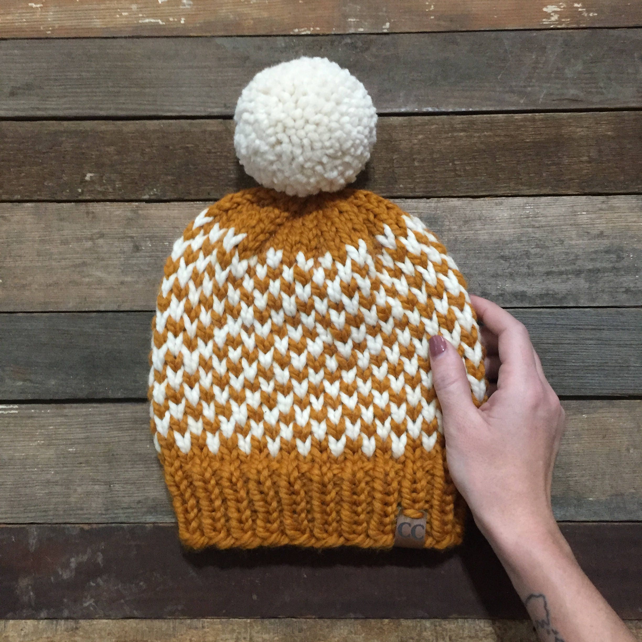 Burlington Beanie Knitting Pattern/ Knitting Pattern/ PDF - Etsy