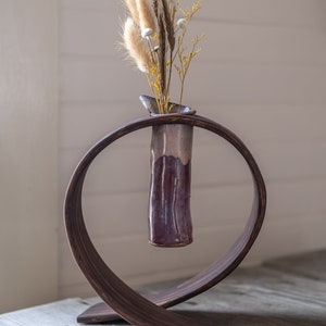 Wave Vase, Flower Holder, Flower Display, Boho Flower Vase, Table Top ...