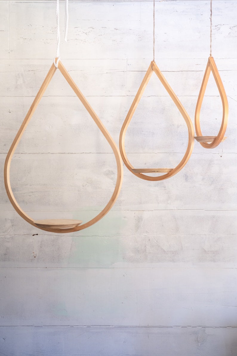 Teardrop Hanger Bundle Wooden Plant Hanger Tear Drop Hanger - Etsy
