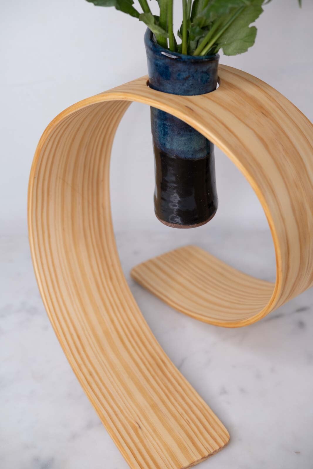 Wave Vase, Flower Holder, Flower Display, Boho Flower Vase, Table Top ...
