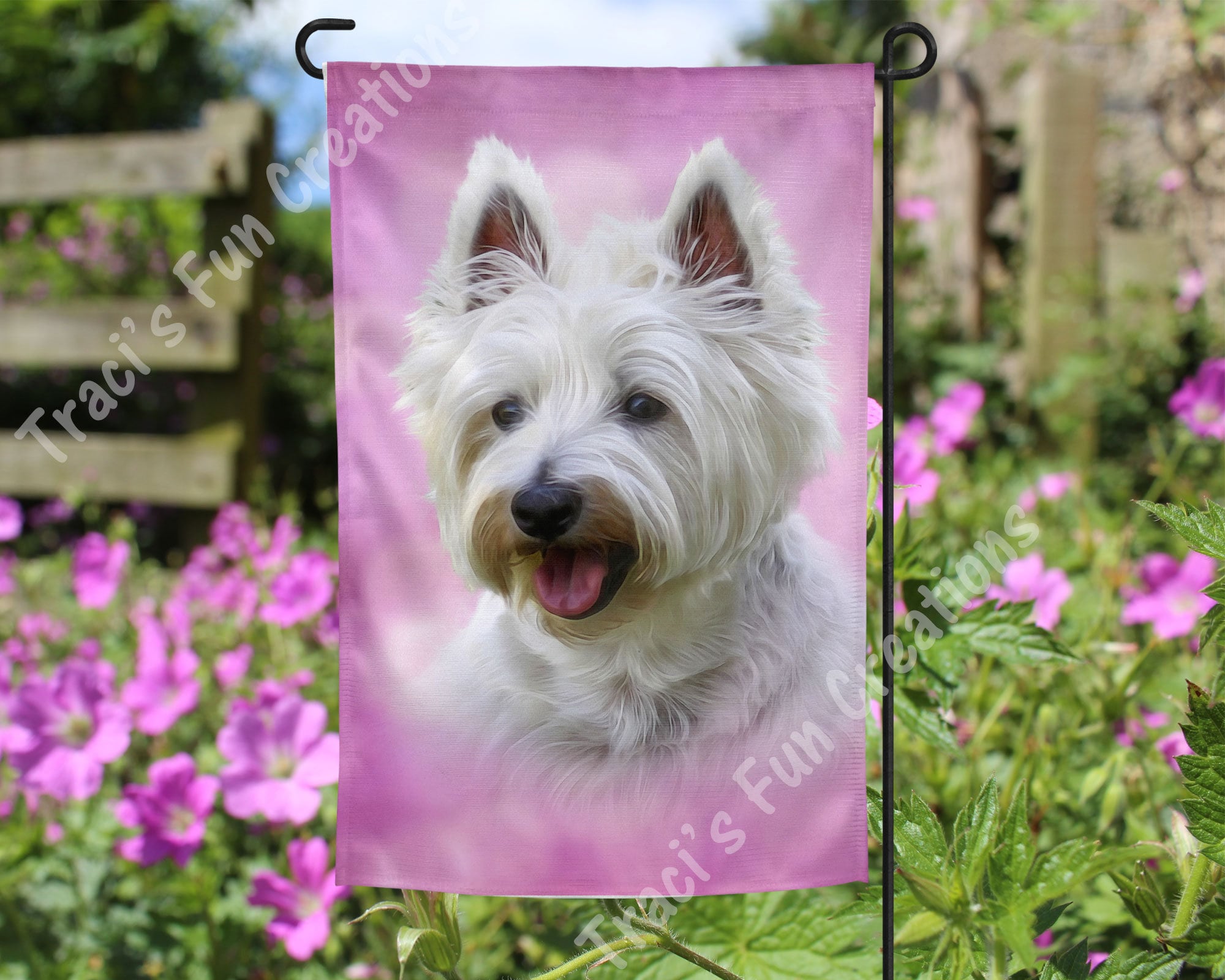 Westie Garden Flag Garden Flag Yard Flag Yard Decor Westie - Etsy