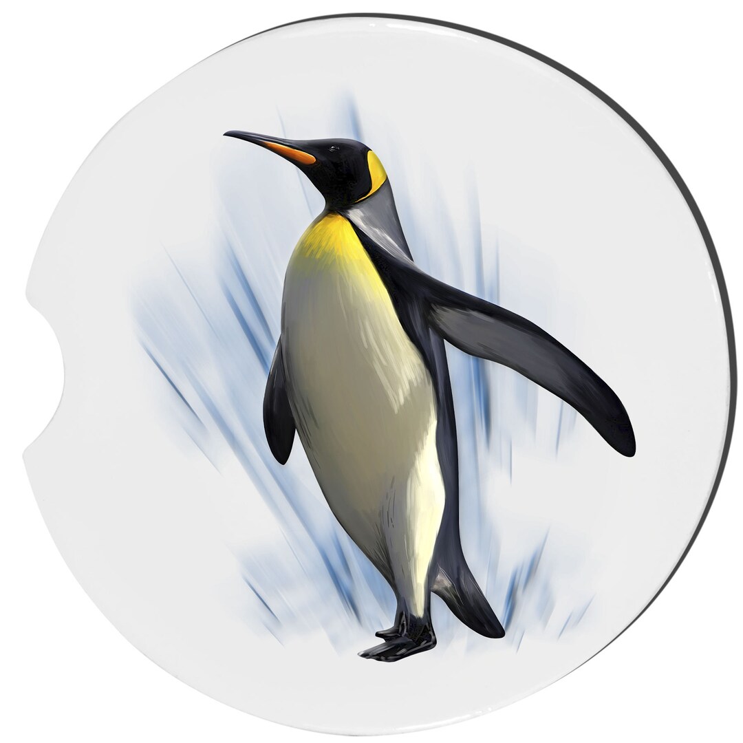 Penguin Sandstone Car Coasters,penguin Coasters,car Holder Coaster ...