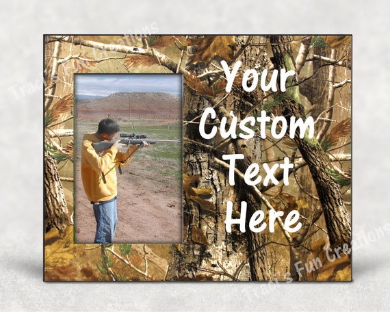Personalized Camouflage Picture Frame Camo Frame | Etsy