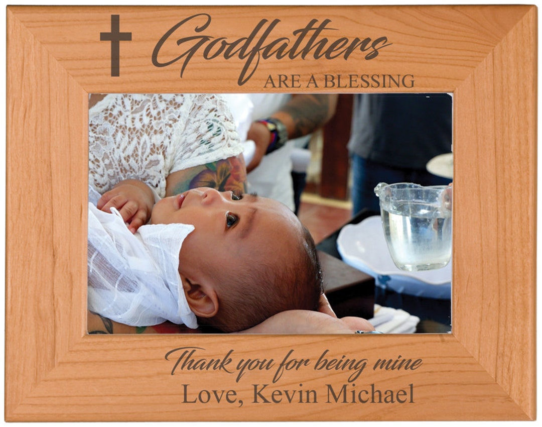 Godfather Personalized Picture Frame |traci's Fun Creations - Etsy