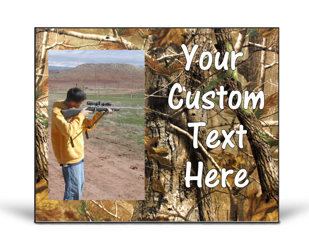 Personalized Camouflage Picture Frame, | Camo Frame | Personalized ...