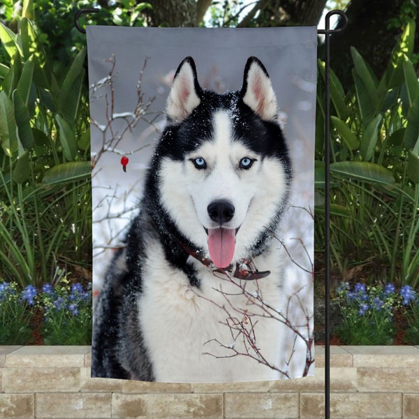 Siberian Husky Flag - Etsy