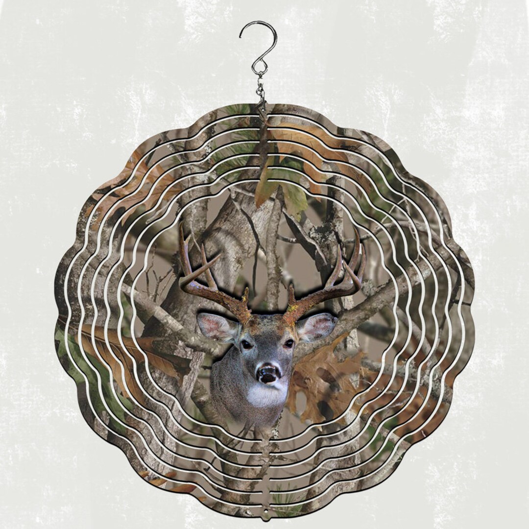 Deer Wind Spinner: 10" Aluminum, Buck Design - Etsy