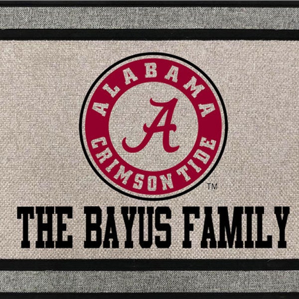 Alabama Door Mat Png - Etsy